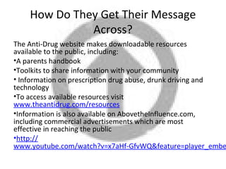 Above the Influence Campaign | PPT