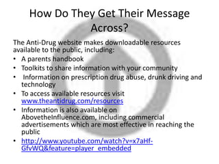 Above the Influence Campaign | PPTX
