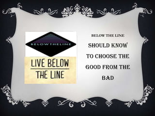 Above the line | PPTX
