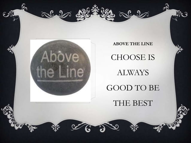 Above the line | PPTX