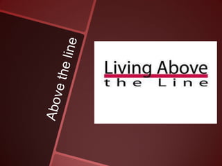 Above the line | PPTX