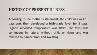 A Boy with Fever and Cough caused by pneumonia.pptx