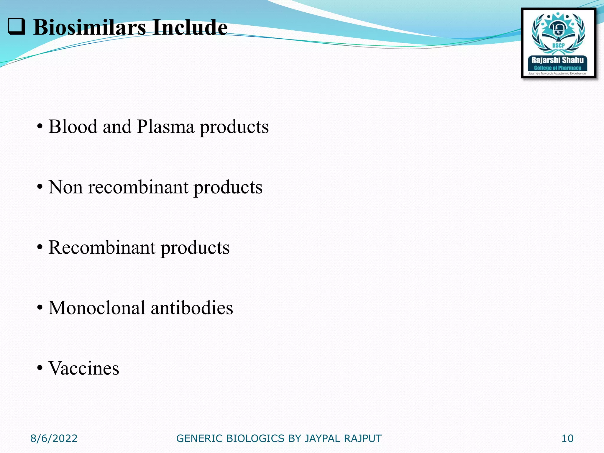 Generic biologics.pptx