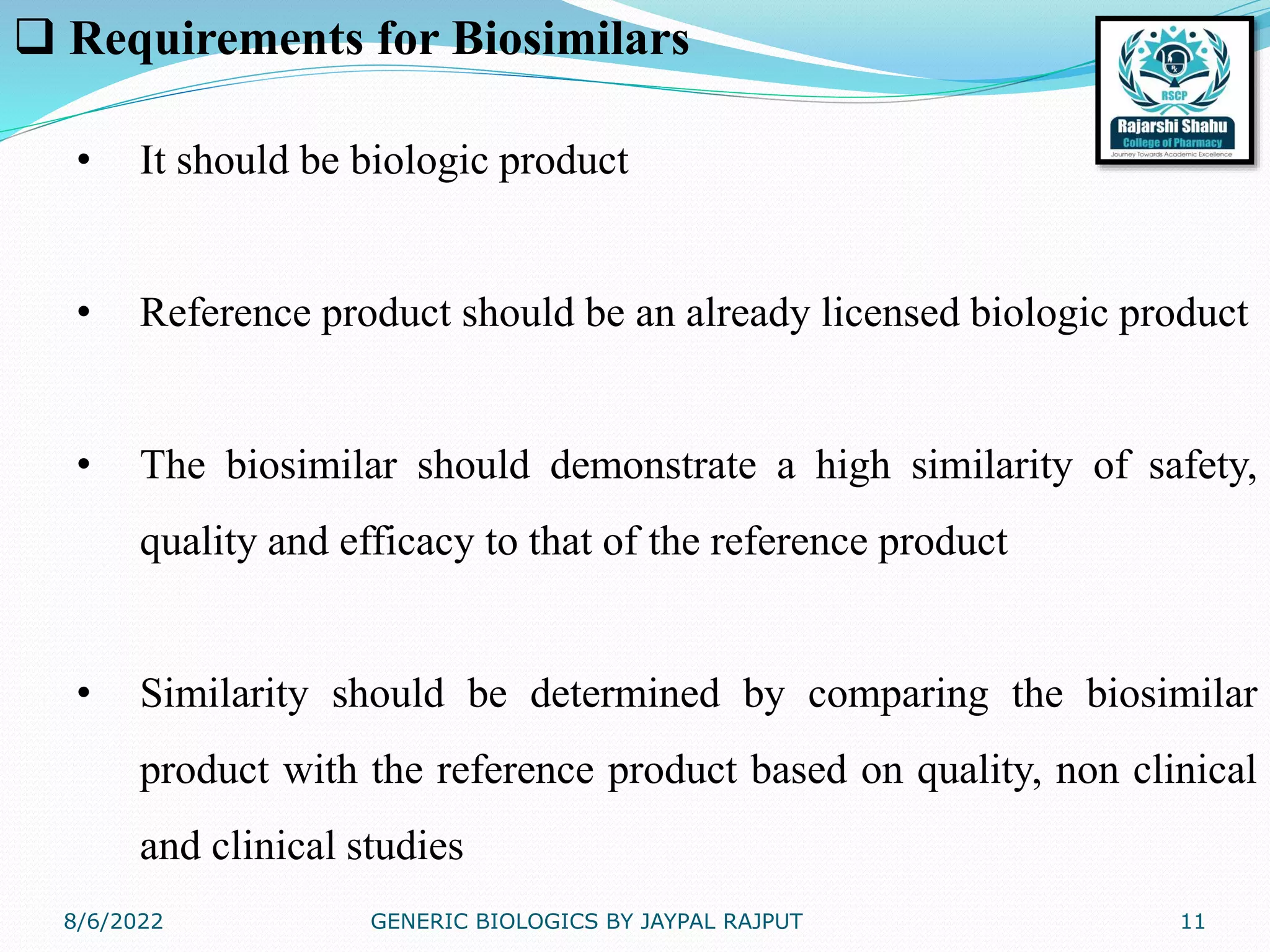 Generic biologics.pptx