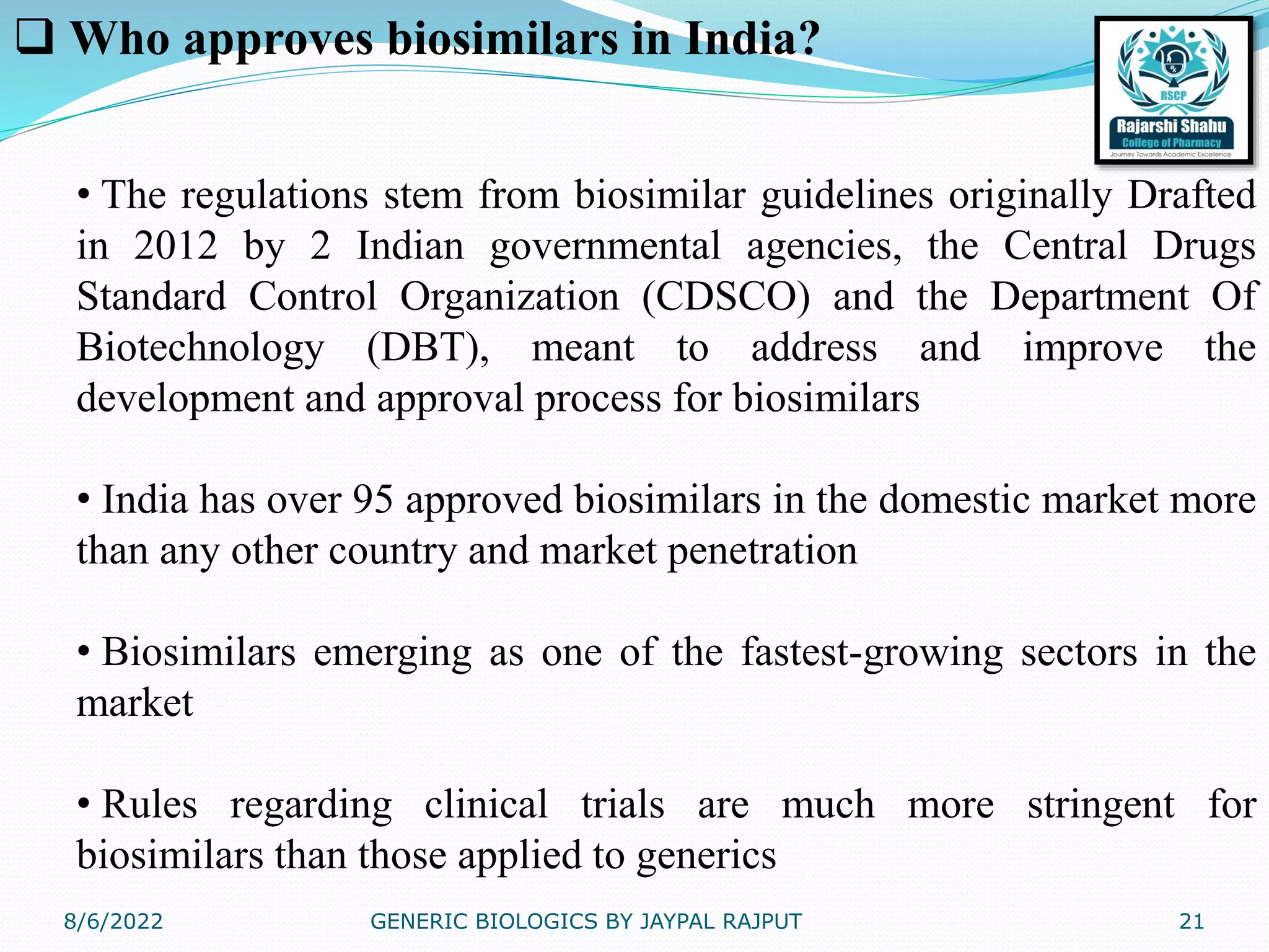 Generic biologics.pptx