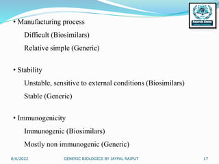 Generic biologics.pptx