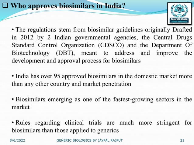 Generic biologics.pptx