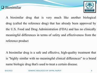 Generic biologics.pptx