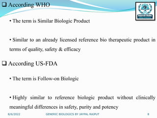Generic biologics.pptx