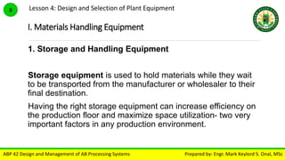 ABP-42-Lesson-4-Material-Handling-Equipment.pdf | Home Appliances ...