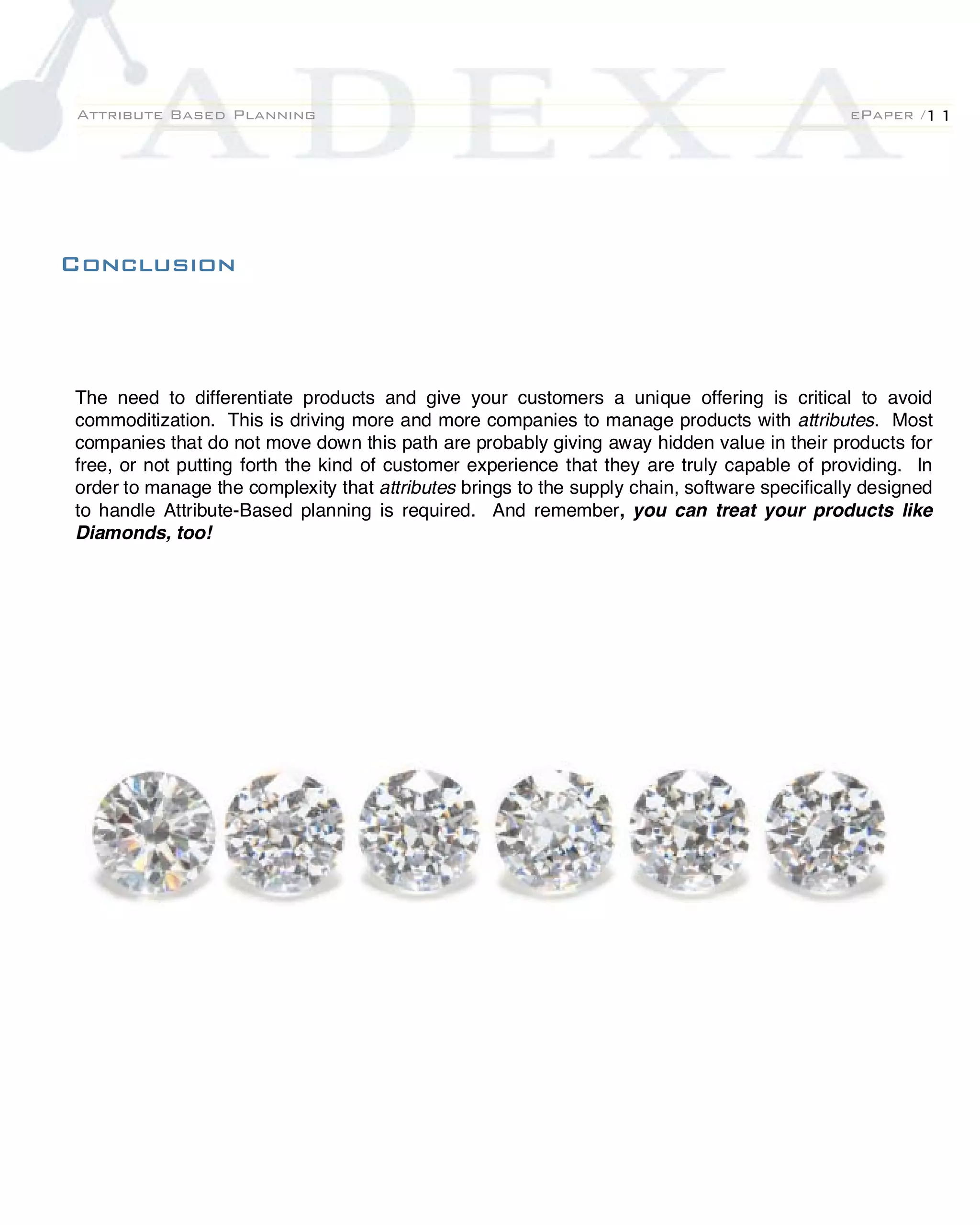 Attribute Based Planning | PDF