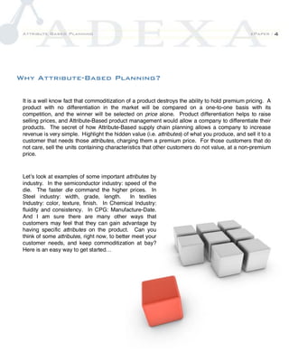 Attribute Based Planning | PDF