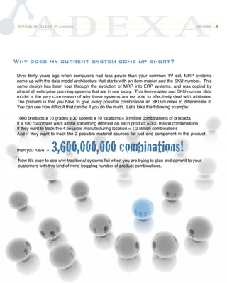 Attribute Based Planning | PDF