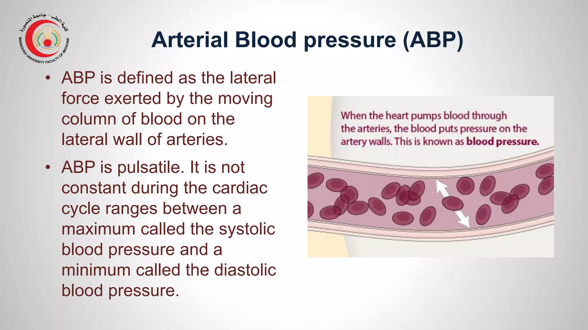 Physiology of Arterial blood pressure (ABP) | PDF