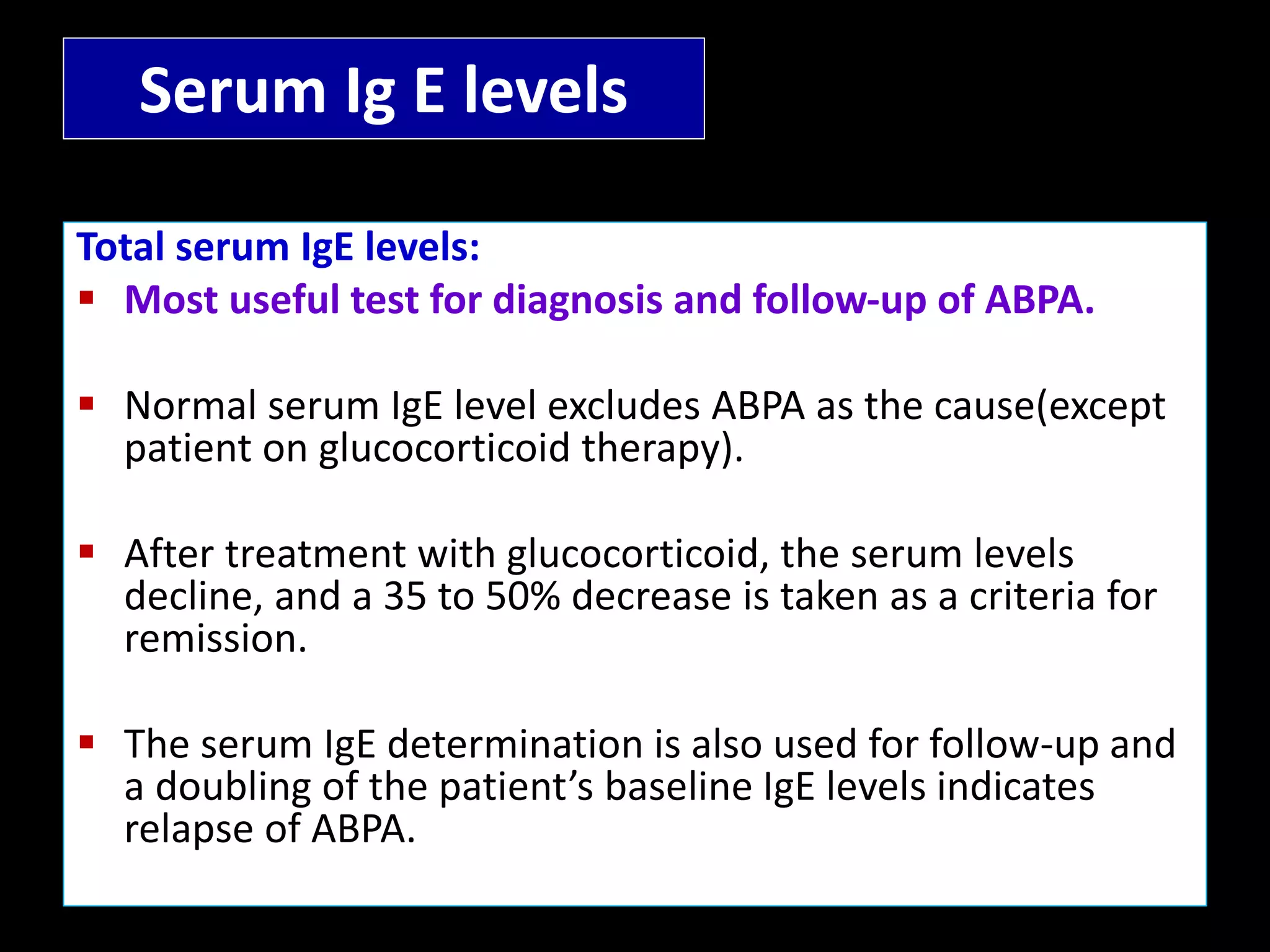 Allergic Broncho Pulmonary Aspergillosis (ABPA) by Dr.Tinku Joseph ...