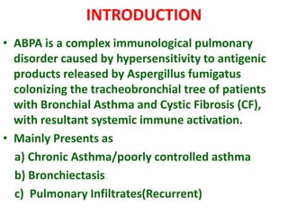 ABPA by Dr. Neel Chugh | PPTX | Lung and Respiratory Health | Diseases ...