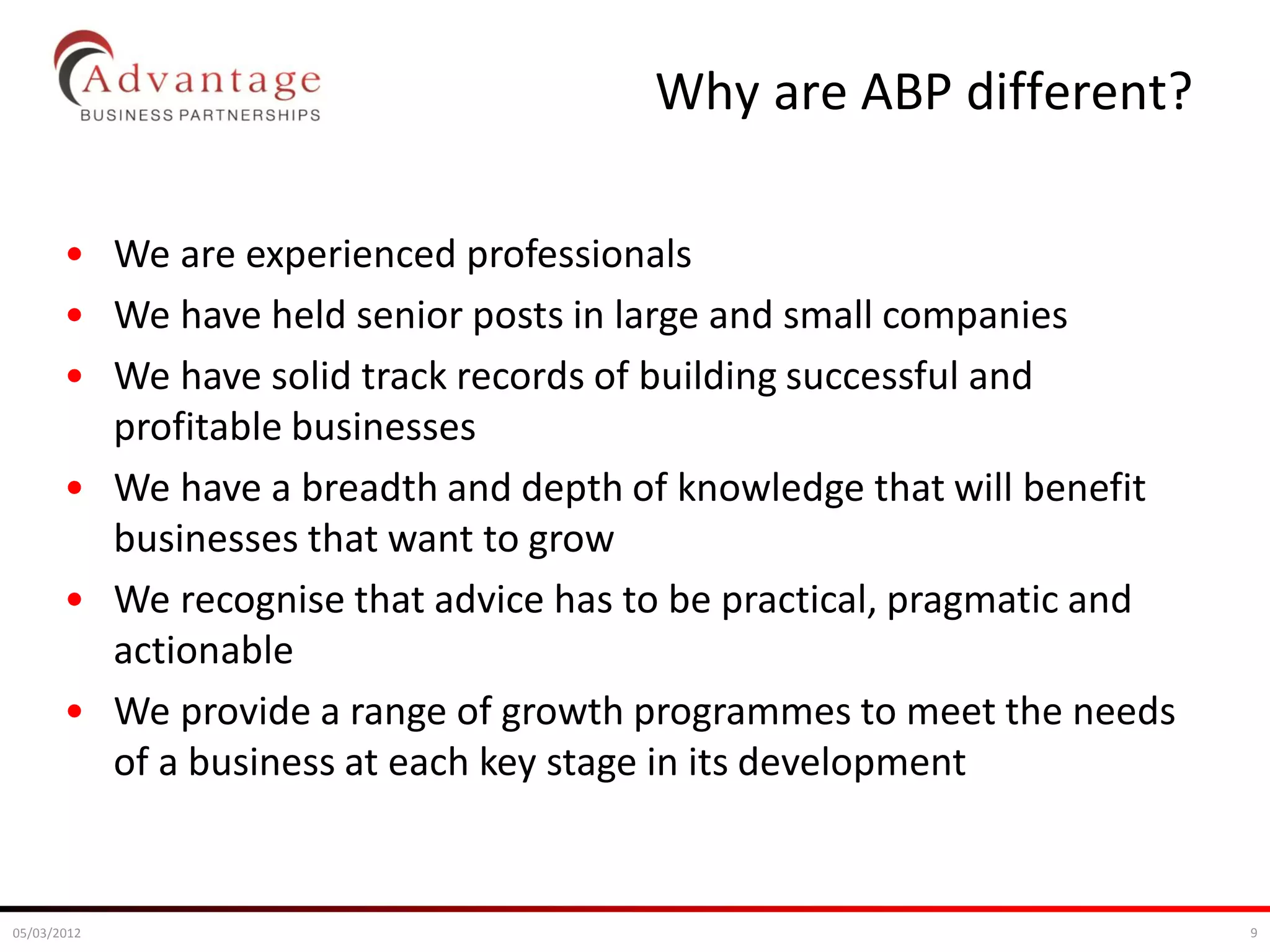 Abp generic presentation | PDF