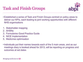 ABPI and our regional industry groups | PPTX