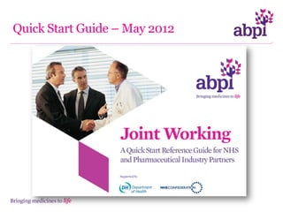 ABPI joint working workshop | PPTX