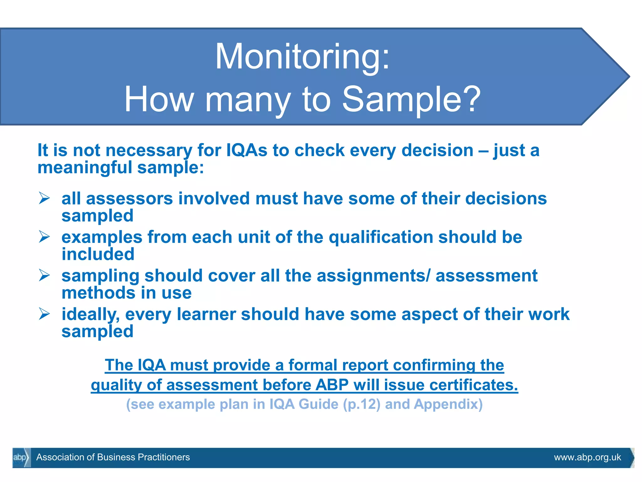 Abp iqa presentation sh24 09 12 pptx | PPTX