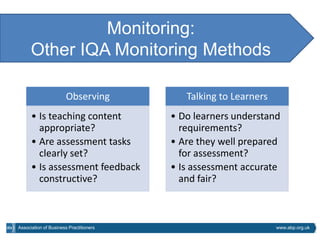 Abp iqa presentation sh24 09 12 pptx | PPTX