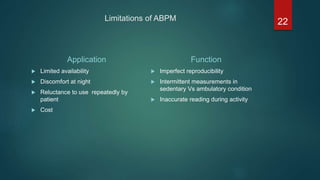 ambulatory blood pressure monitoring | PPTX