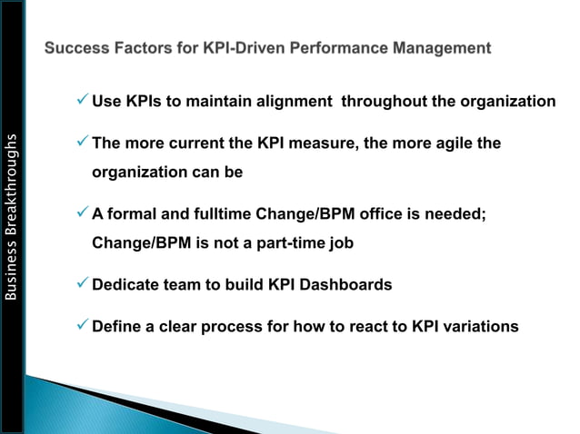 A Bpm Framework Forkpi Driven Performance Management Pptx