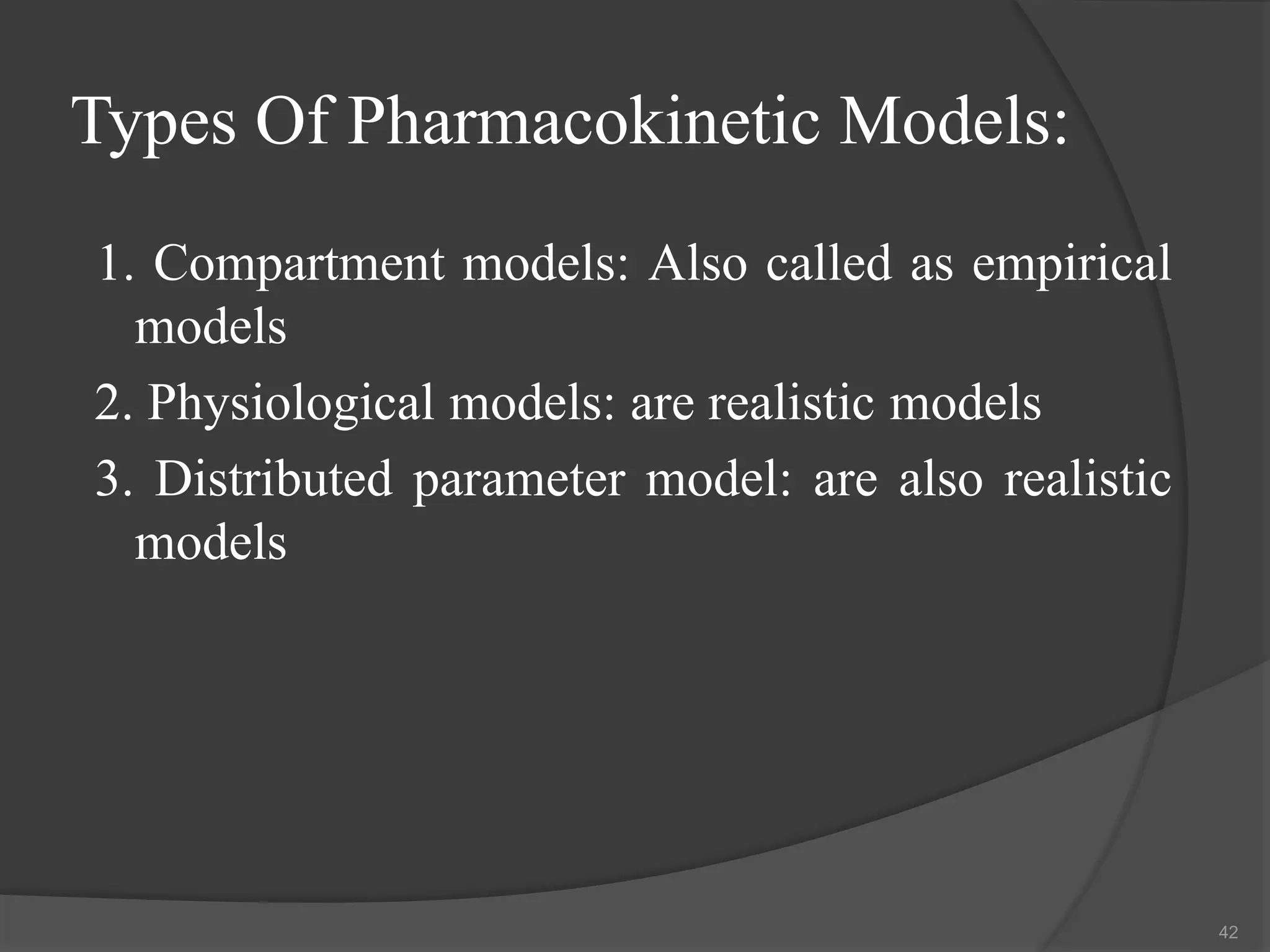 PHARMACOKINETICS: BASIC CONSIDERATION & PHARMACOKINETIC MODELS | PPTX