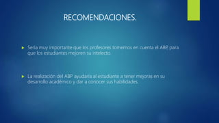 Abp presentacion | PPTX