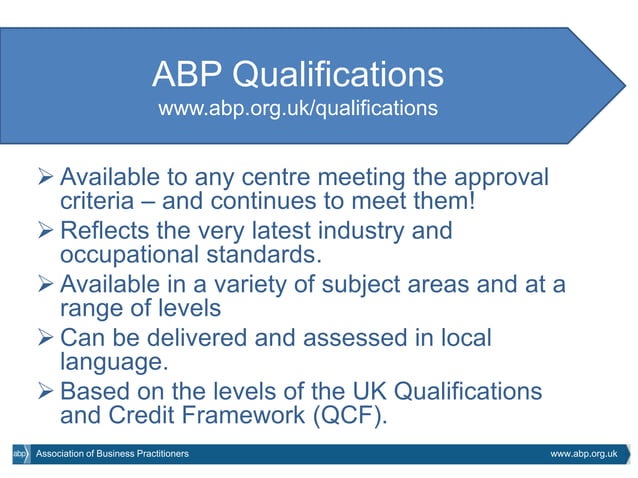 Introduction to ABP (Association of Business Practitioners) | PPTX | Professional School ...