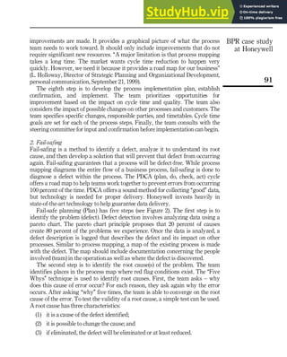 A BPR Case Study At Honeywell | PDF