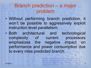 ABPS - Advanced Branch Prediction Simulator | PPT