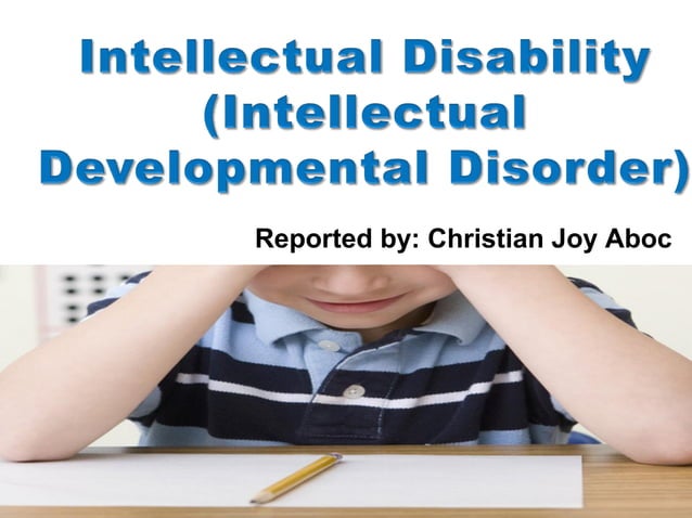 Abnormal Psychology: Neurodevelopmental Disoders | PPT