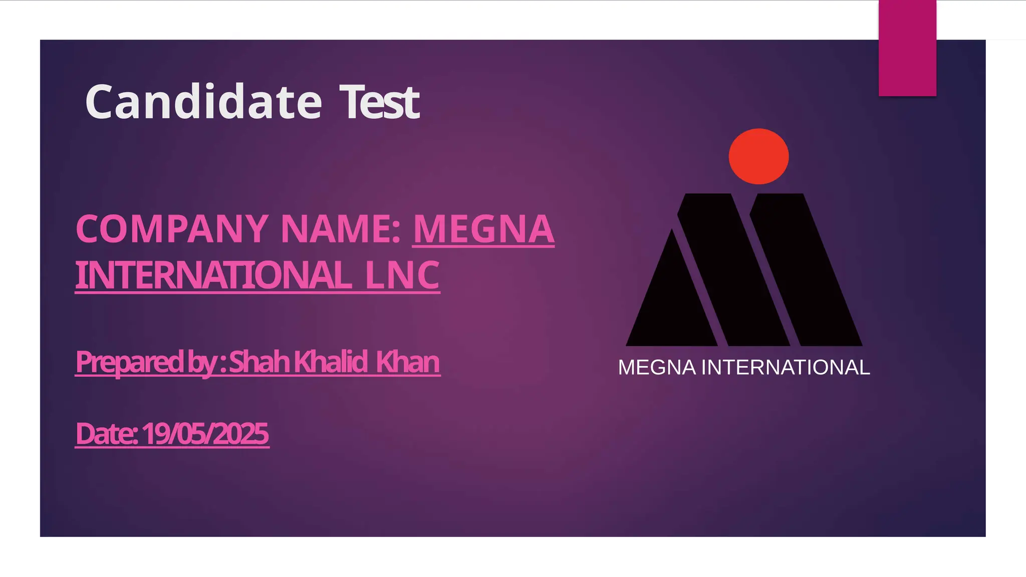 ABP_ Template _ Task 1 Magna International.pptx