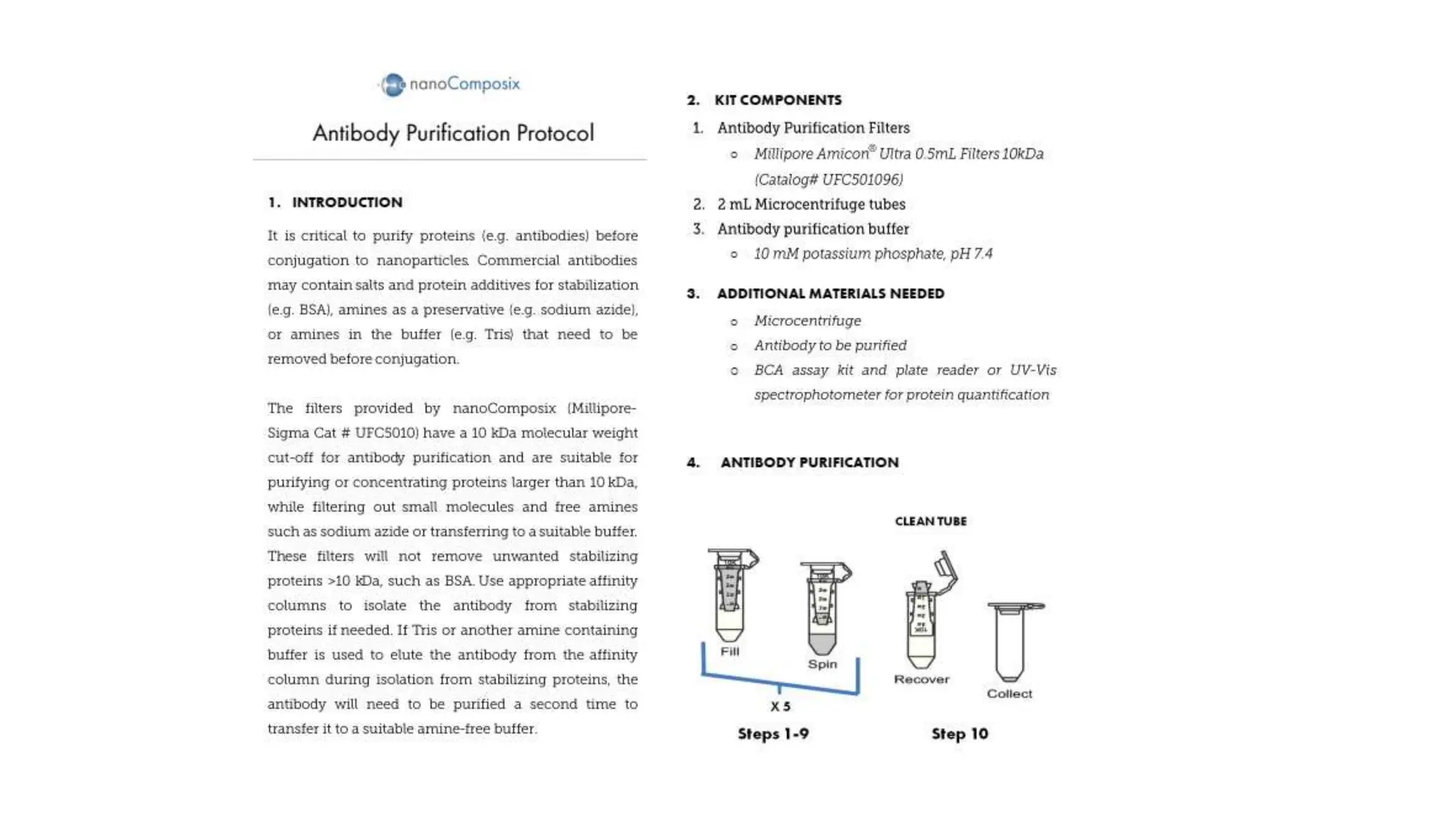 Antibody Purification Protocol for bioready gold | PPTX