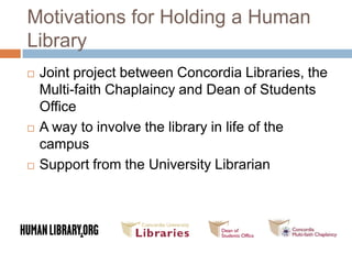 ABQLA human library presentation | PPTX