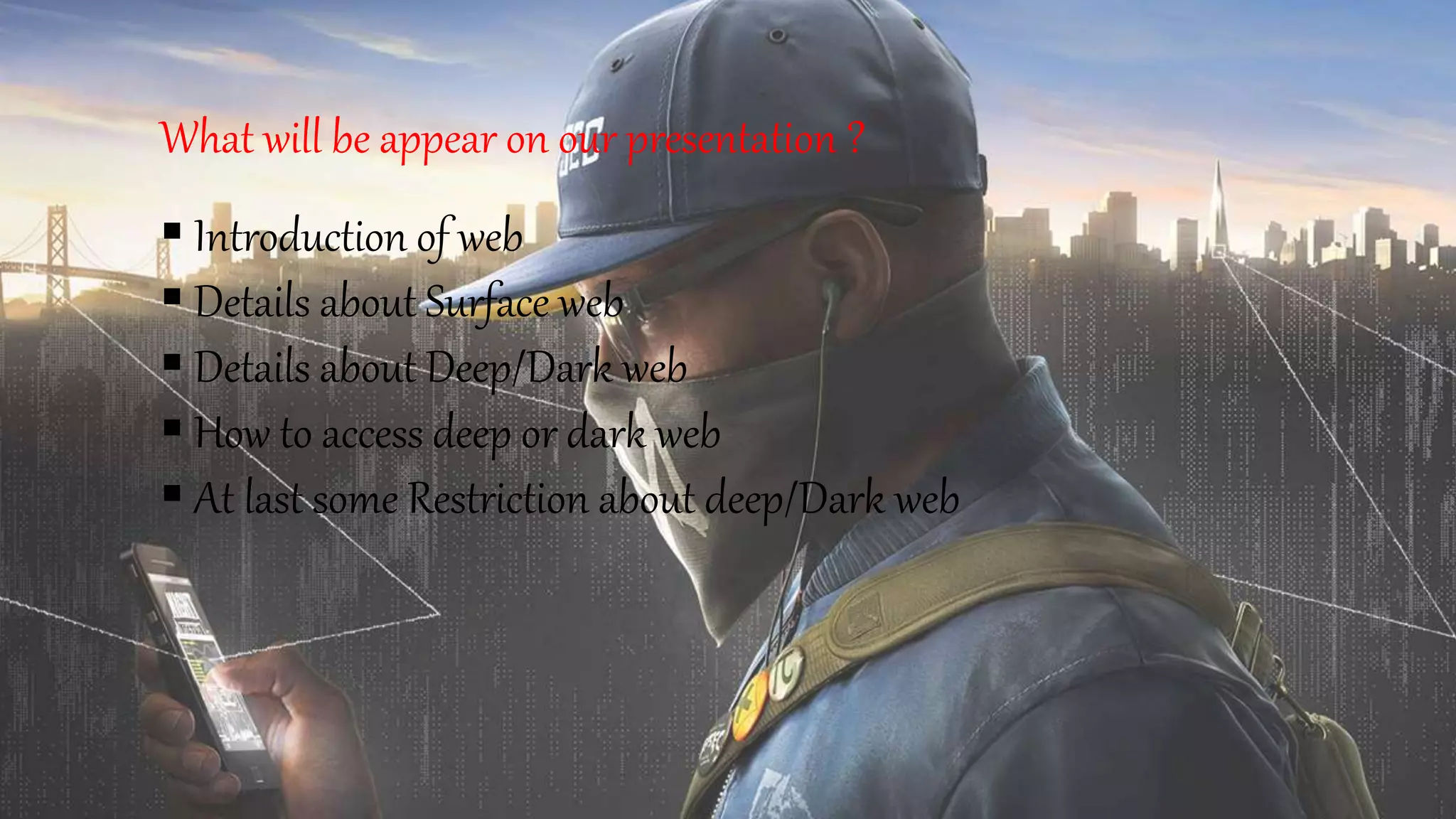 Dark and Deep web | PPTX