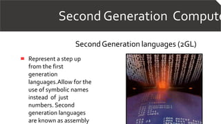 Generation of computer | PPTX | Desktops | Computing