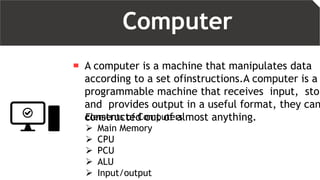 Generation of computer | PPTX | Desktops | Computing