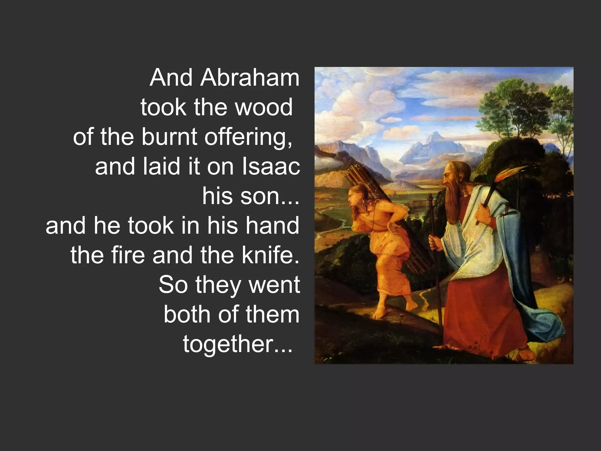 Abraham's Sacrifice of Isaac | PPT