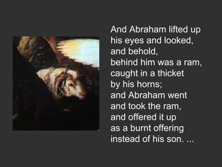Abraham's Sacrifice of Isaac | PPT
