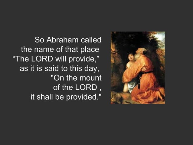 Abraham's Sacrifice of Isaac | PPT
