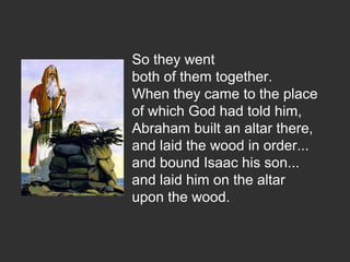Abraham's Sacrifice of Isaac | PPT