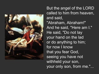 Abraham's Sacrifice of Isaac | PPT
