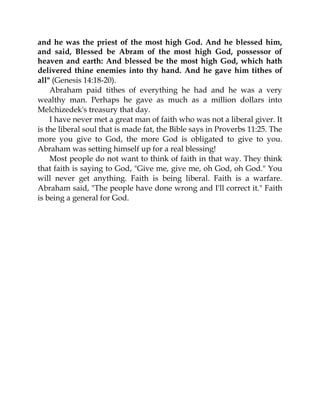 Abraham faith under seige - lester sumrall | PDF