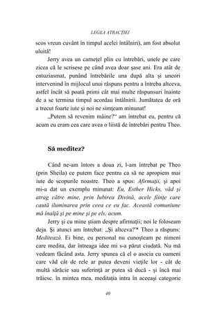 Abraham hicks - legea atractiei | PDF