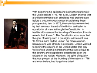 Abraham Lincoln And The Gettysburg Address | PPT