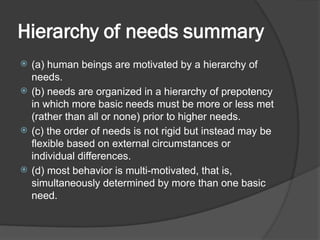 ABRAHAM MOSLOW HIERARCHY OF NEEDS PPTTXX. | PPTX