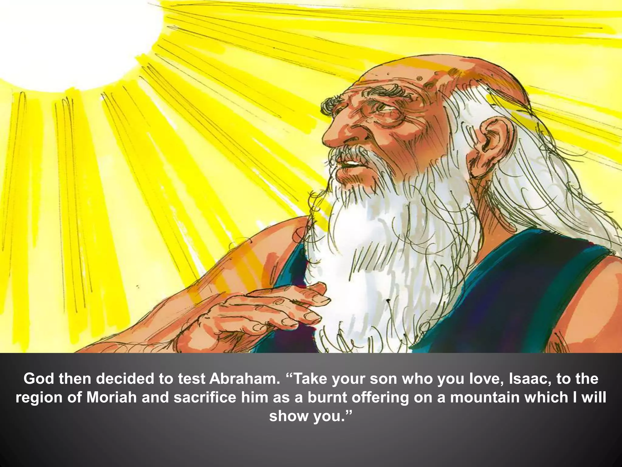 Abraham and Isaac — Abraham Offering Up Isaac | PPTX