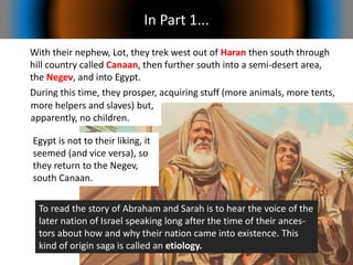 Abraham and Sarah- Call Faith Promise | PPTX